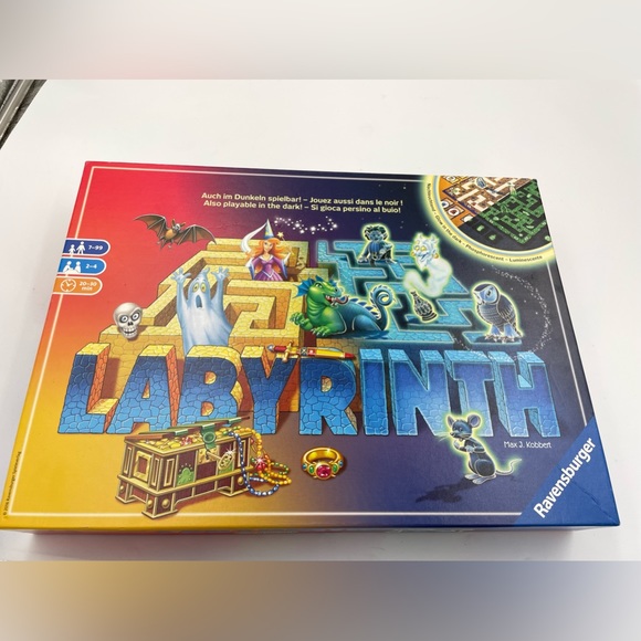 Games | Rare Glow In The Dark Labyrinth Game Ravensburger By Max J ...